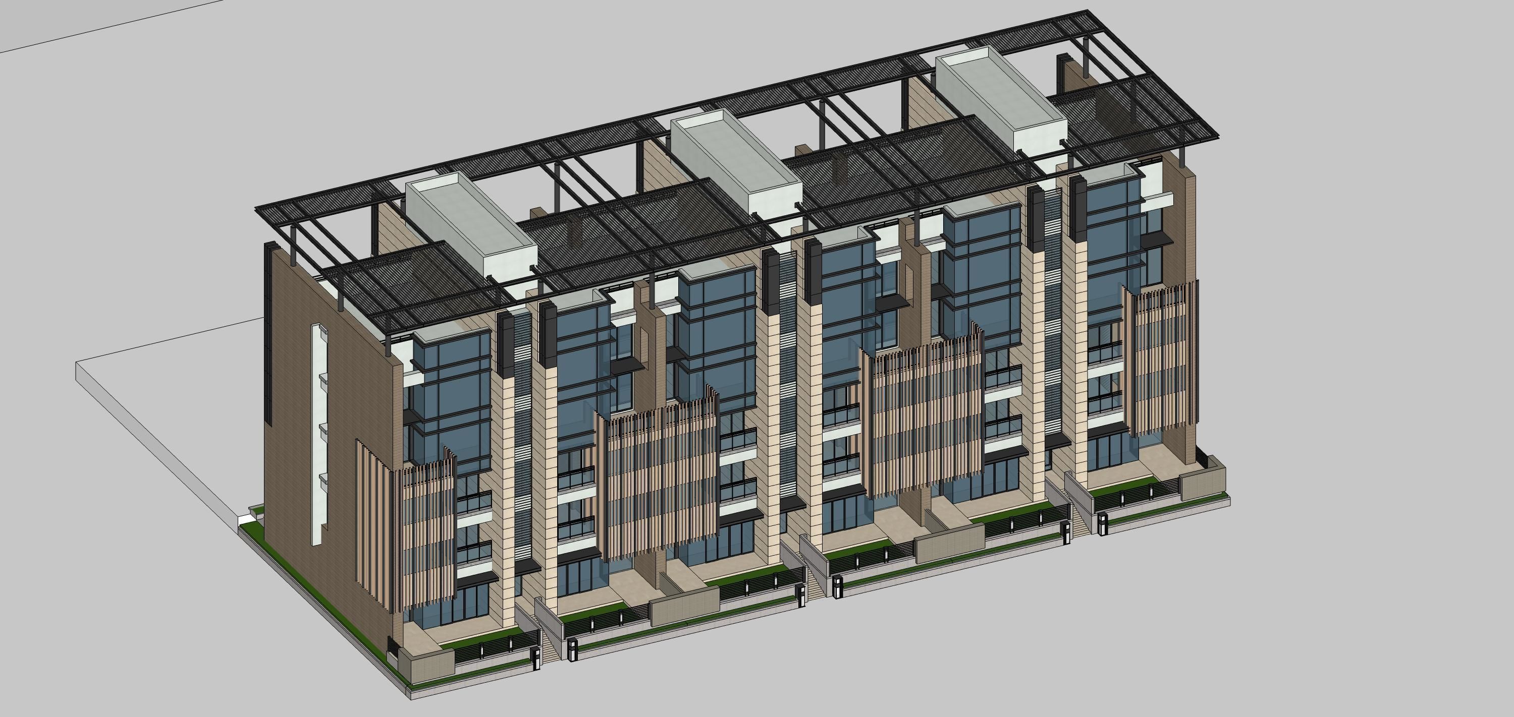 Sketchup Building N3 3D model | CGTrader