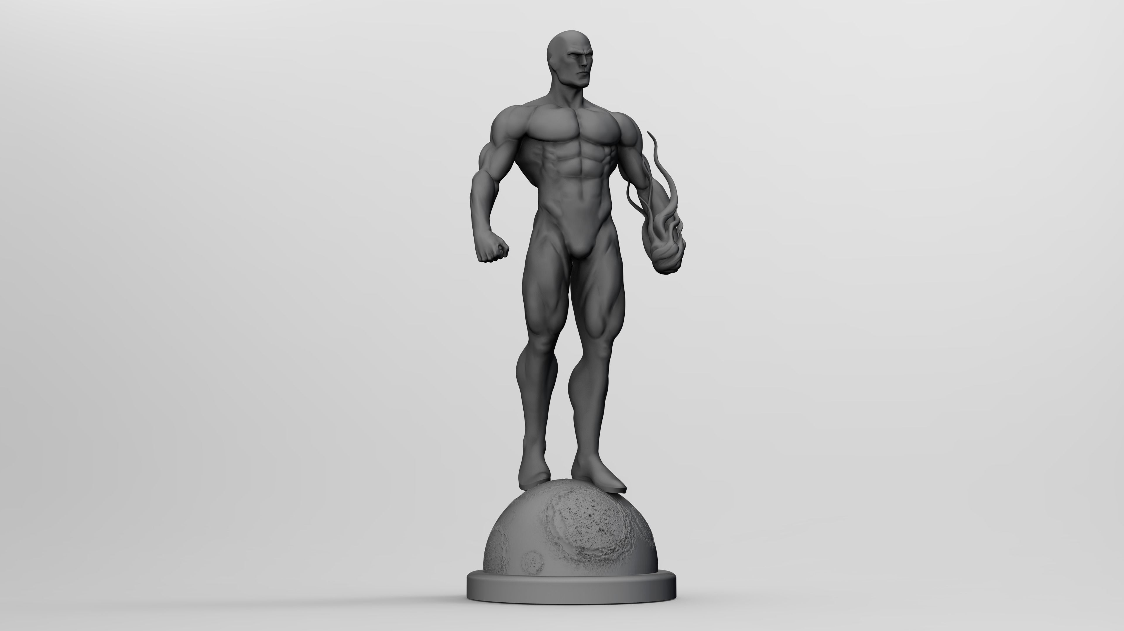 Silver surfer 3D model 3D printable | CGTrader
