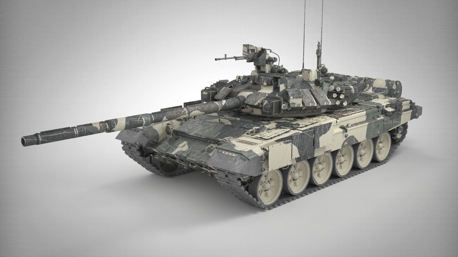 Modern Tank 3D model | CGTrader