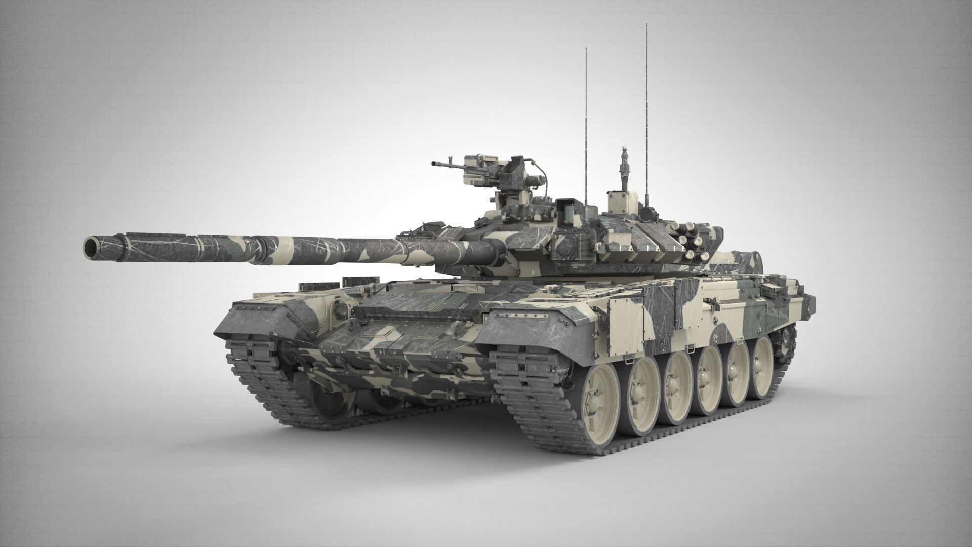 Modern Tank 3D model | CGTrader