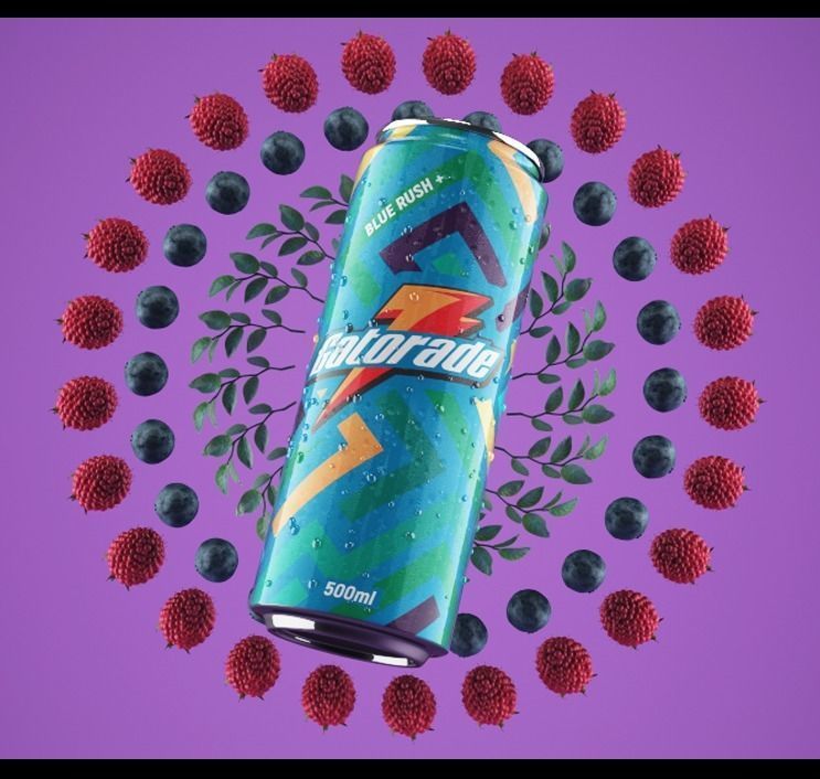 Canned Concept - Gatorade TVC Advert 3D model animated rigged | CGTrader
