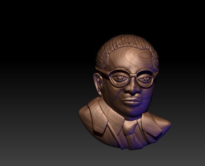 Dr Bhimrao Ambedkar 3D print model 3D model 3D printable | CGTrader
