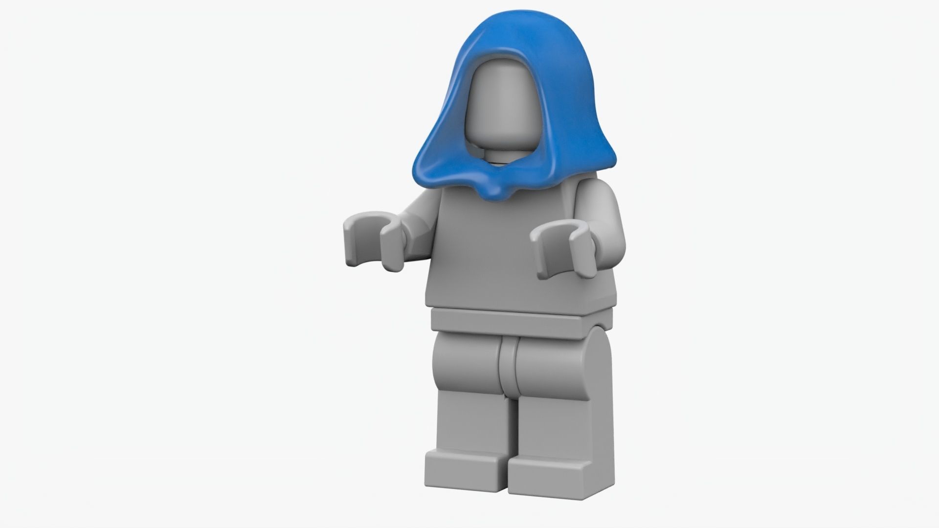 Lego Hoodie Hat with Minifigure 3D model | CGTrader