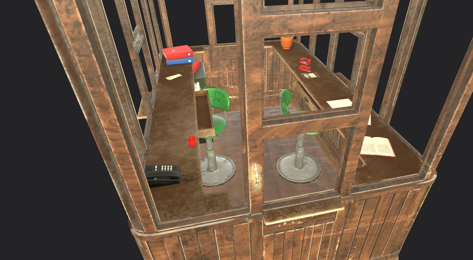 Ticket Booth 3D model | CGTrader