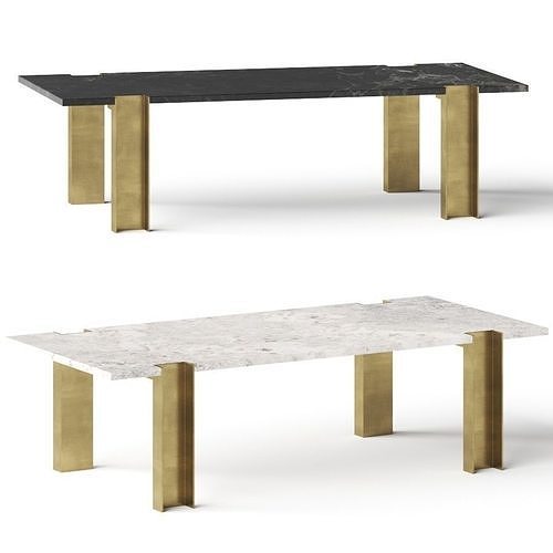 CB2 Alcide Rectangular Coffee Table 3D model | CGTrader
