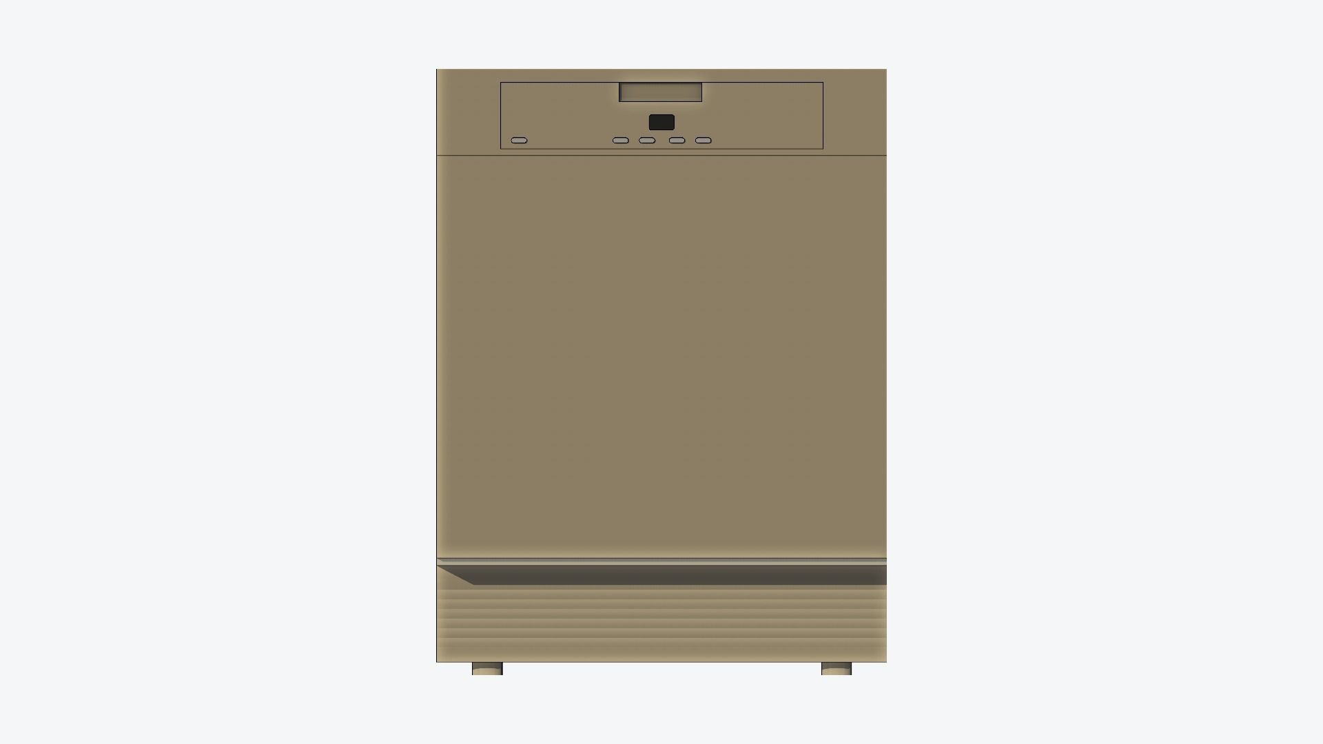 3D model Dishwasher - Modern - Semi Integrated - Appliance 015 VR / AR ...