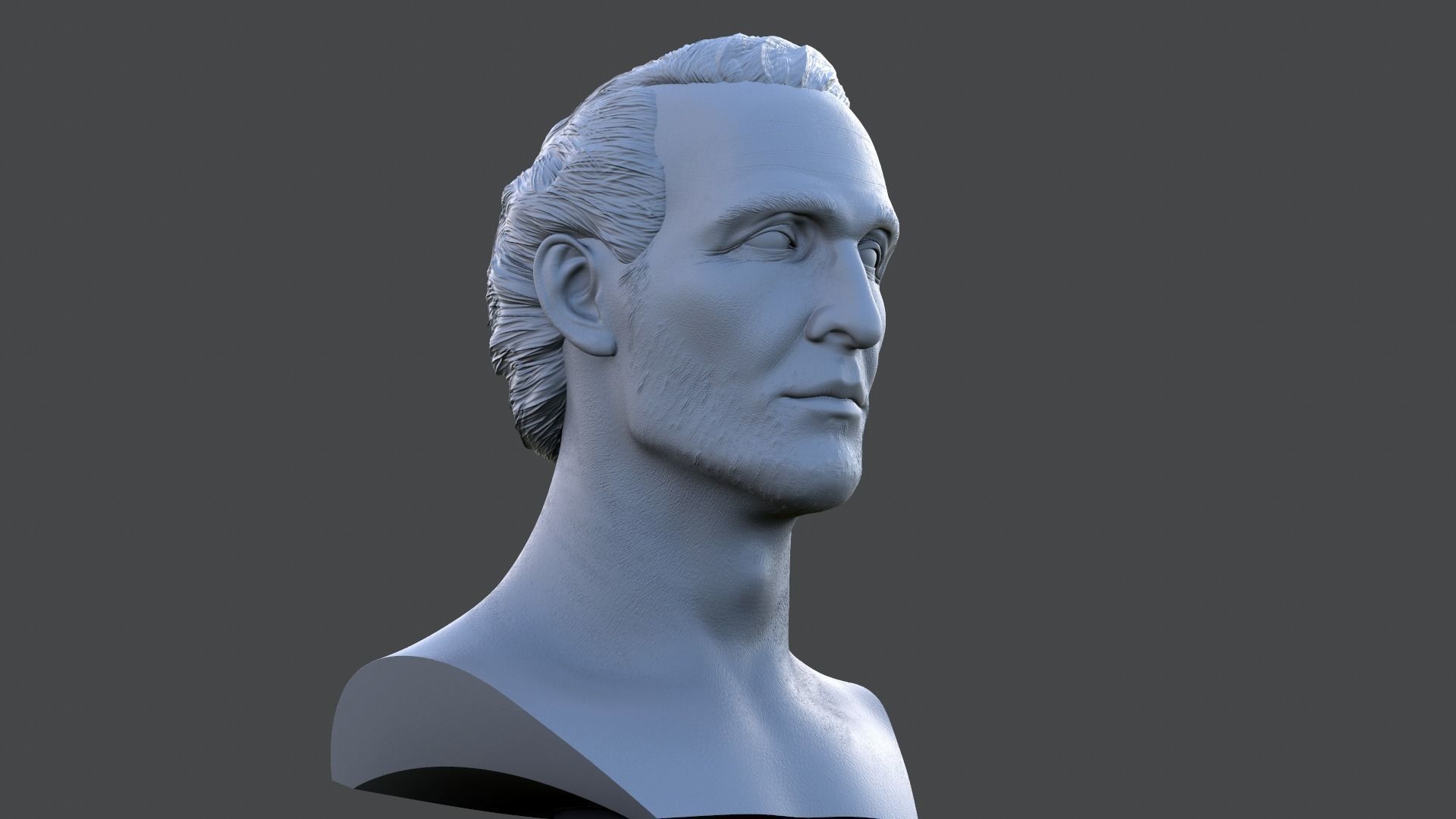 Matthew McConaughey 3D model 3D printable | CGTrader