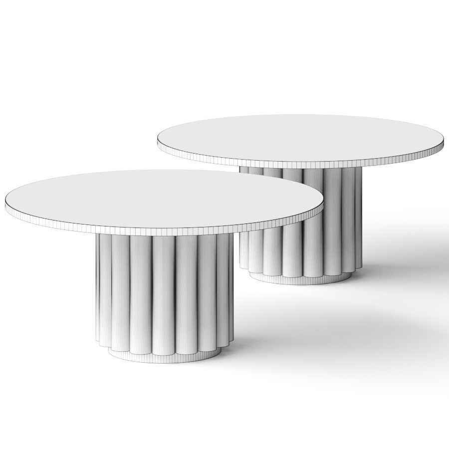 CB2 Cypher Marble Dining Table 3D model | CGTrader