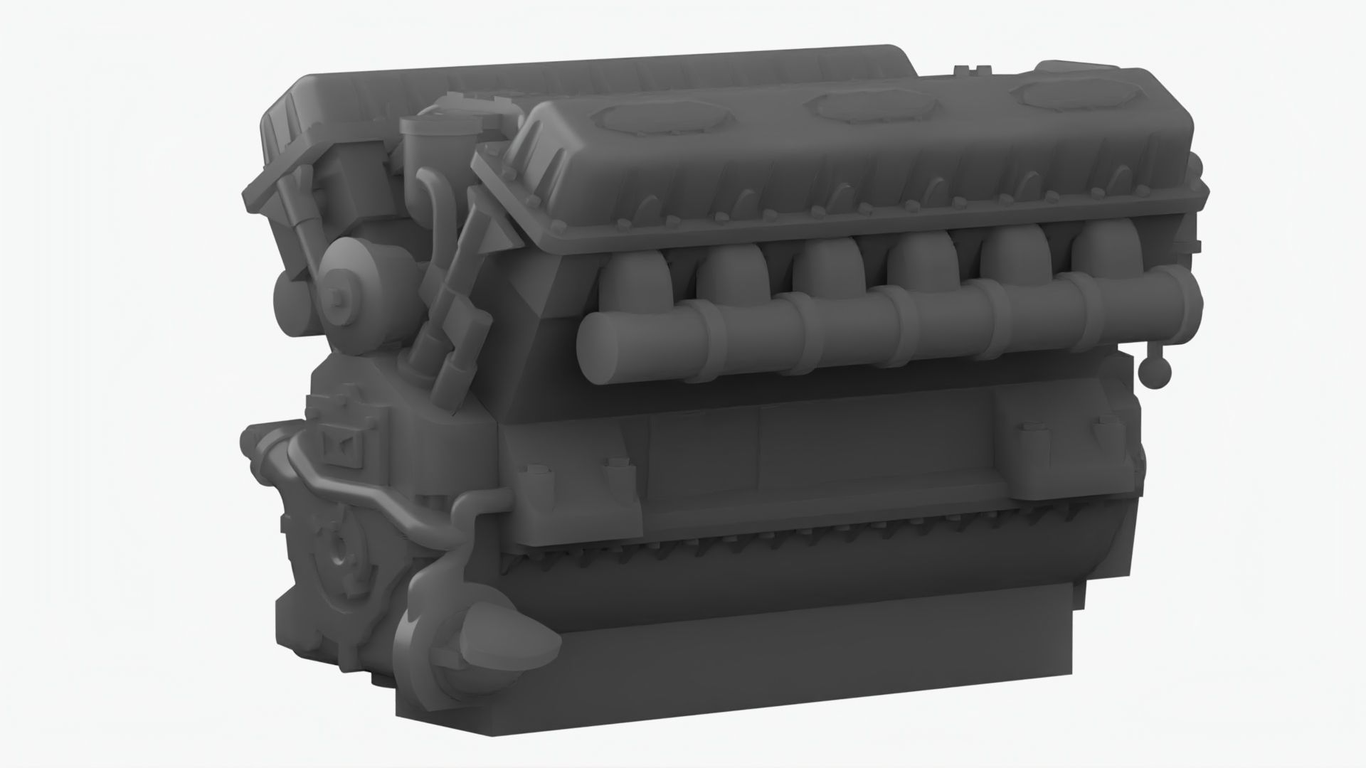 Lego Engine 3D model | CGTrader