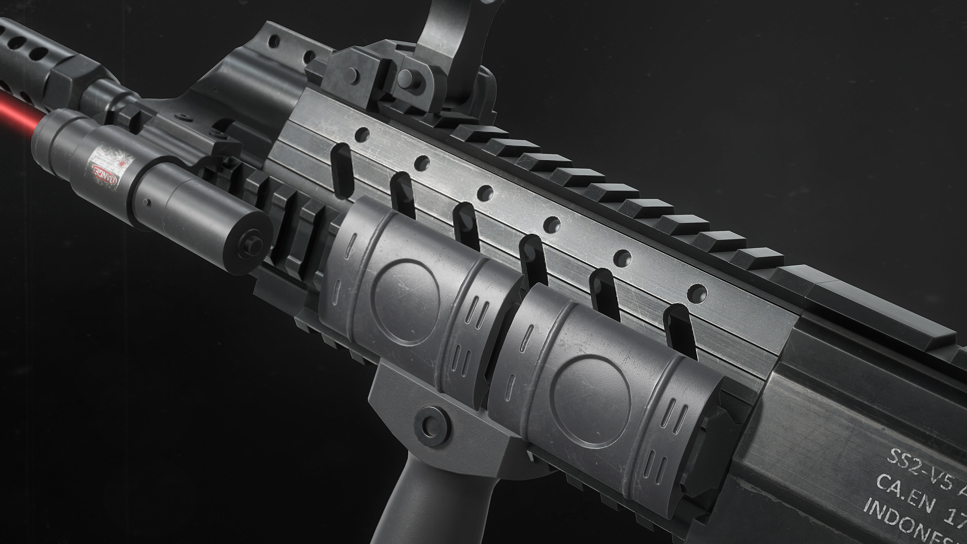 SS2V5 Assault Rifle free VR / AR / low-poly 3D model rigged | CGTrader