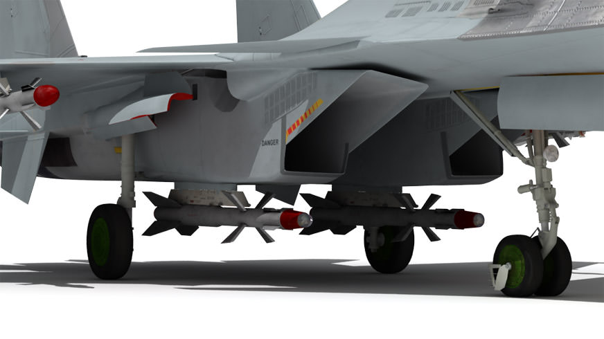 Su-30MKI 3D Model MAX | CGTrader.com