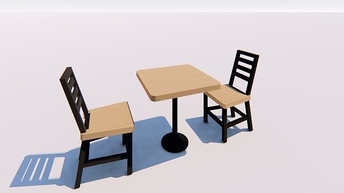 Dining Chairs and Table 3D model | CGTrader