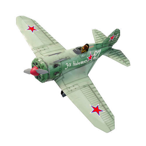 3D model Polikarpov I-16 Donkey WW2 fighter VR / AR / low-poly | CGTrader