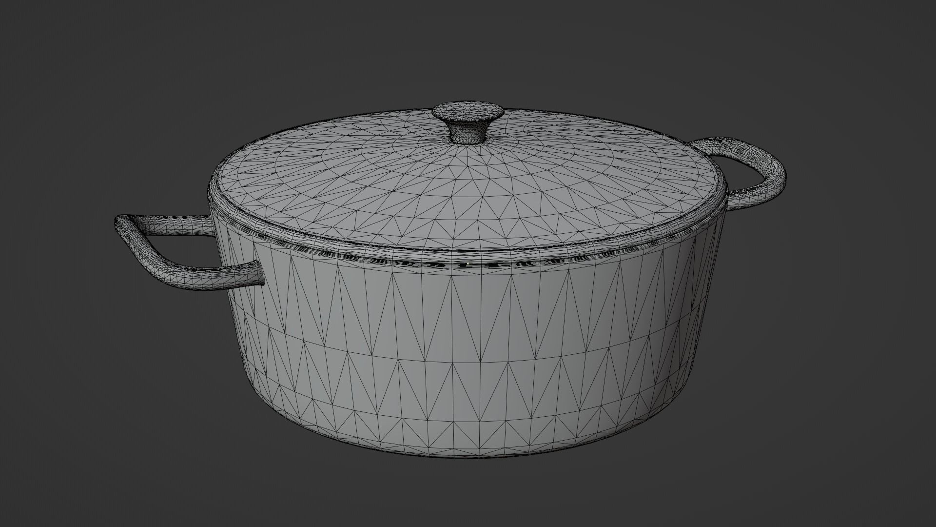 3D model Cooking Pot VR / AR / low-poly | CGTrader