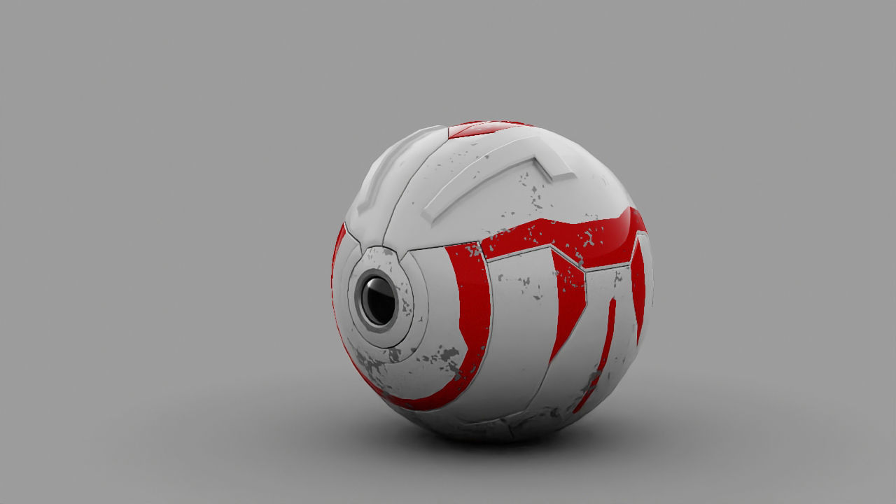 Ball robot rigged - animated character 3D model animated rigged | CGTrader