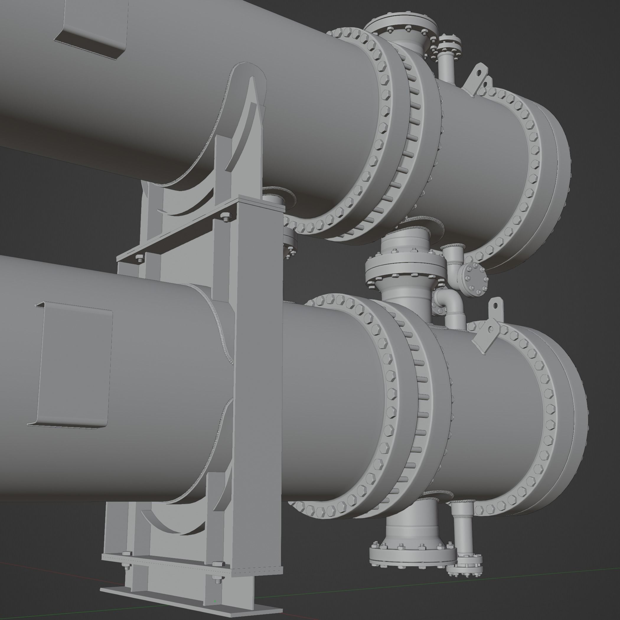 Heat Exchanger Highly Detailed 3D model | CGTrader