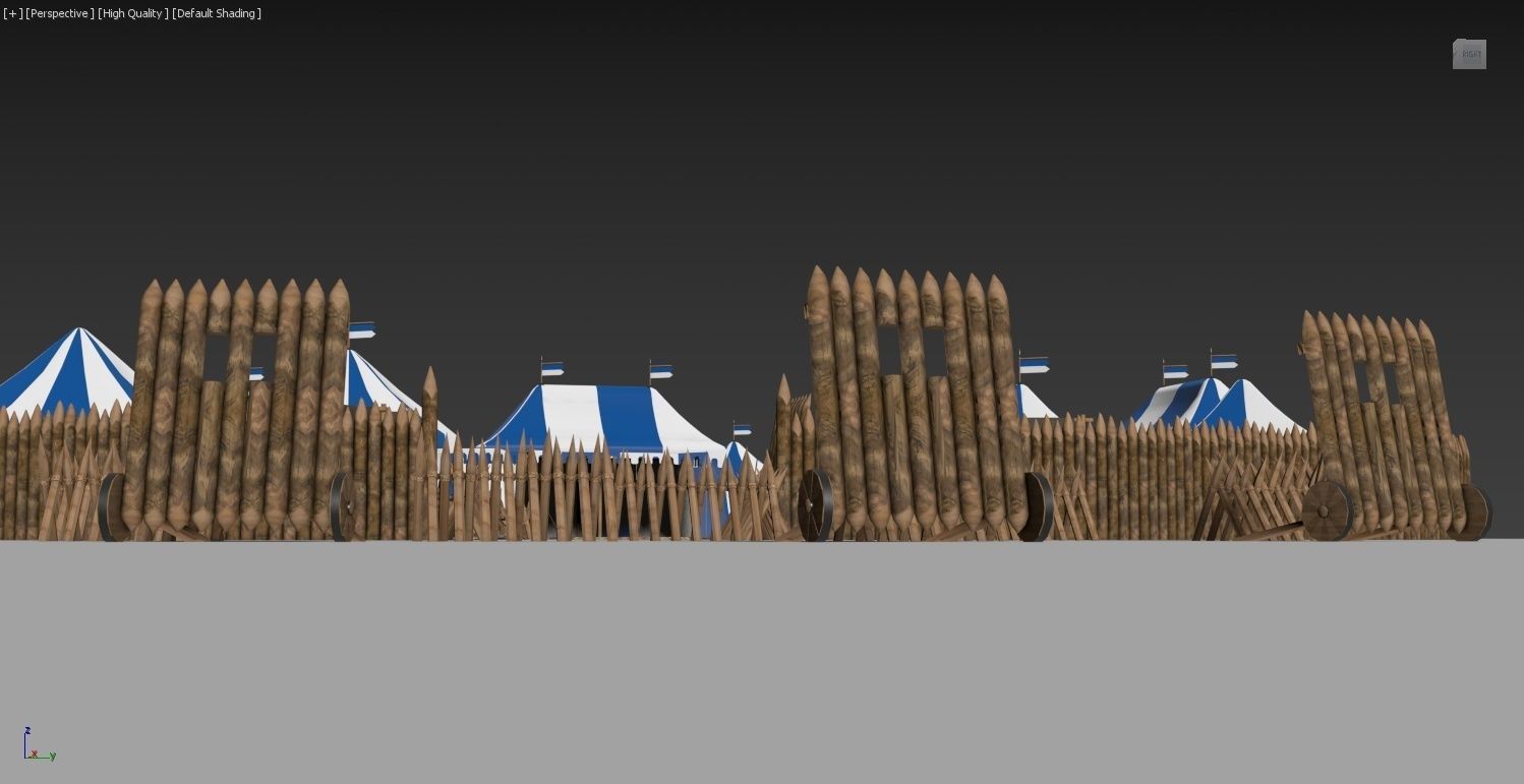 Medieval Siege Camp 3D model | CGTrader