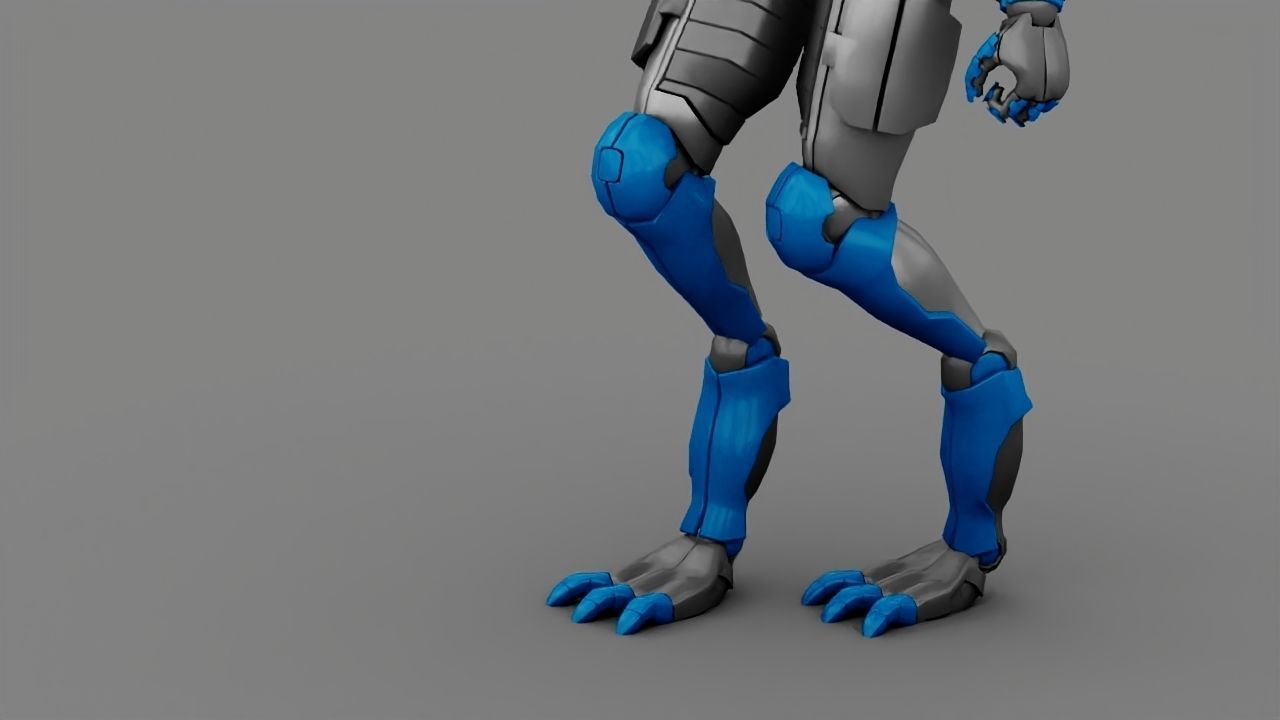 Villain robot rigged - animated character 3D model animated rigged ...
