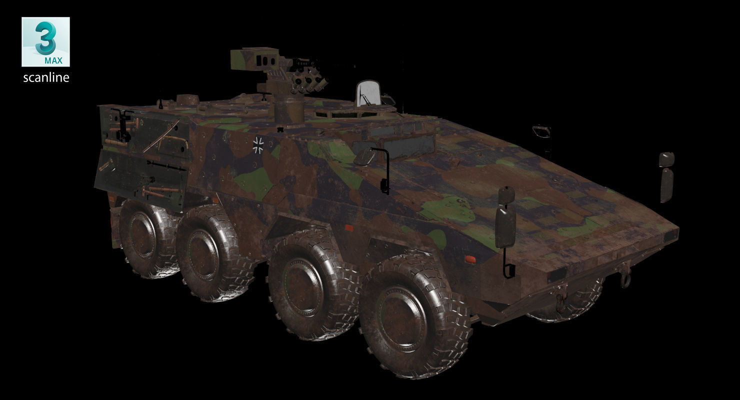 APC Boxer Brown Dirt 3D model | CGTrader