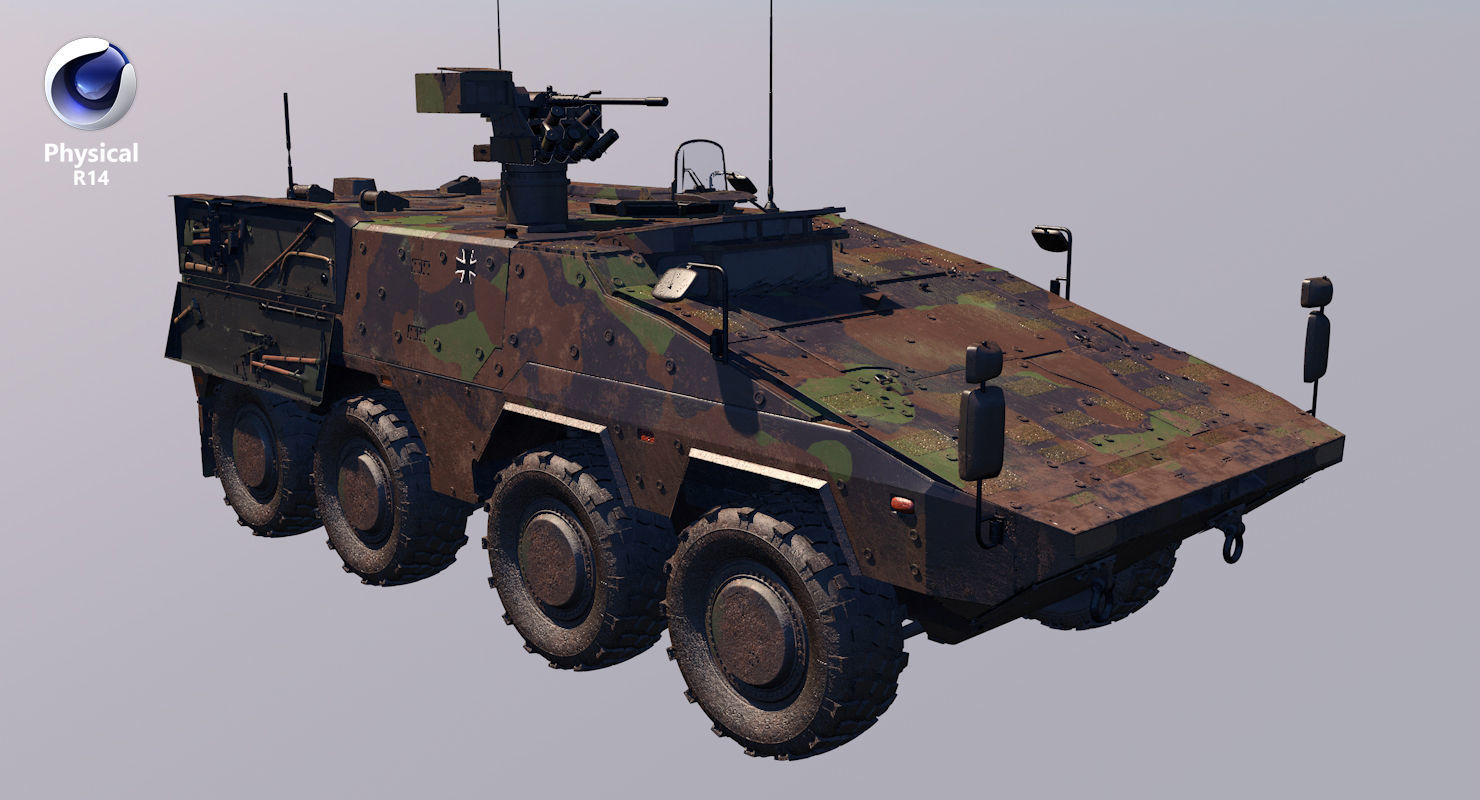 APC Boxer Brown Clean and Dirt 3D model | CGTrader