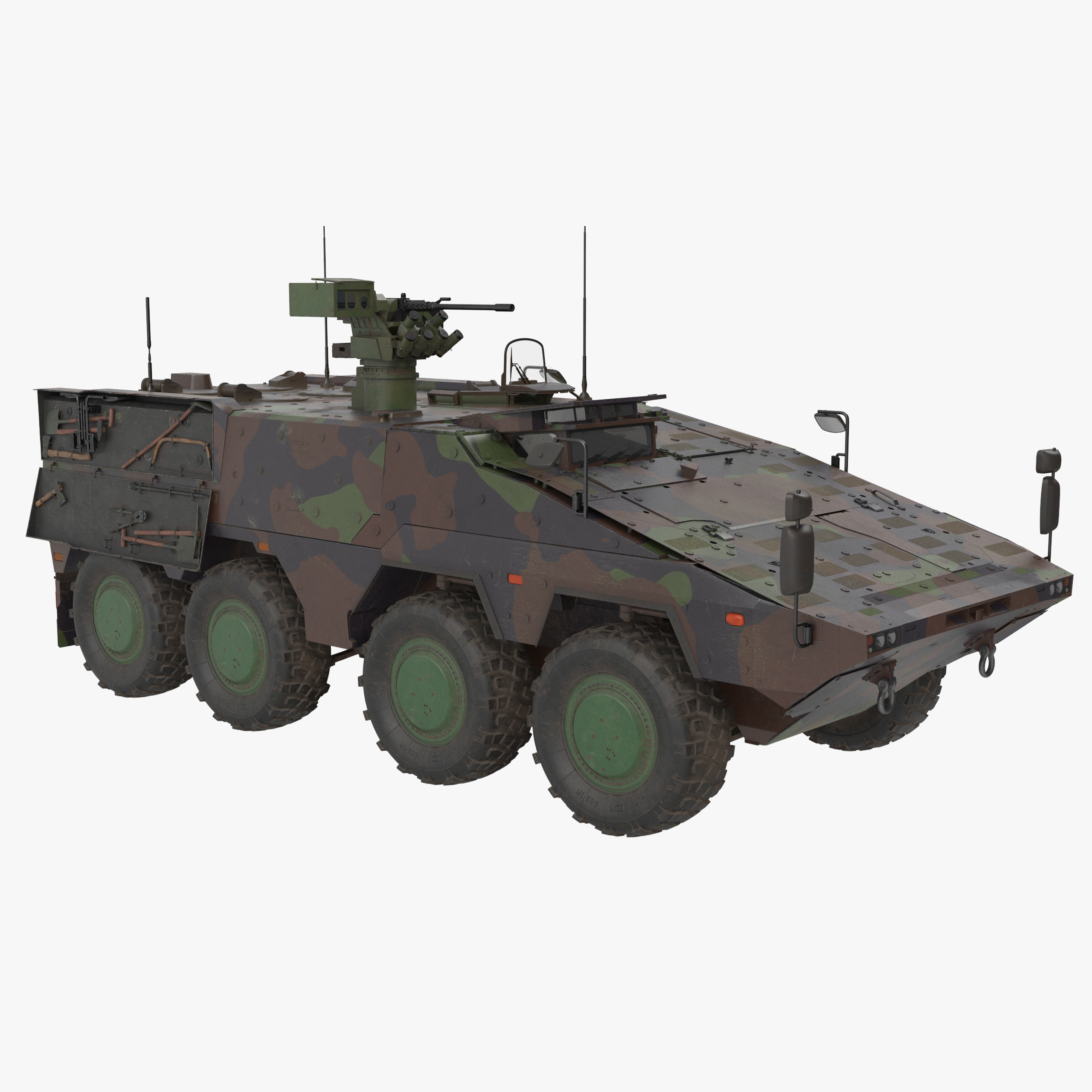 APC Boxer Brown Clean and Dirt 3D model | CGTrader