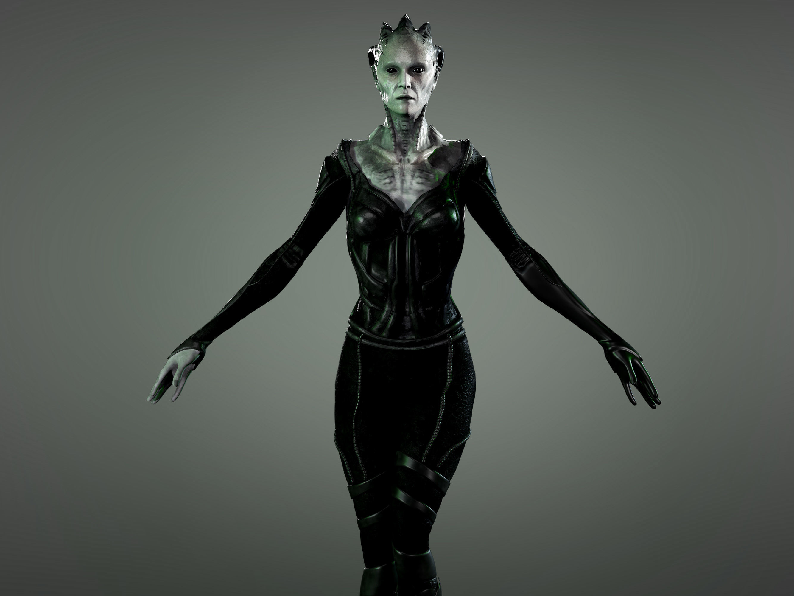 3D model Borg Queen VR / AR / low-poly rigged | CGTrader