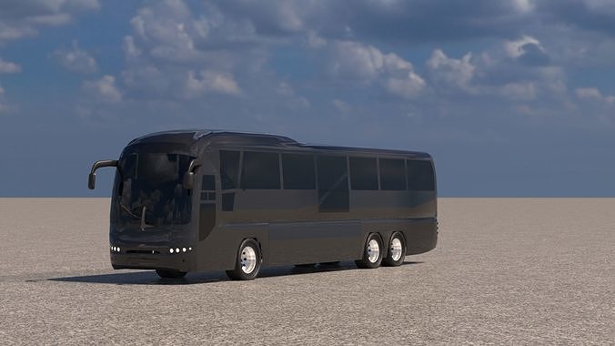 bus modelling 3D model | CGTrader