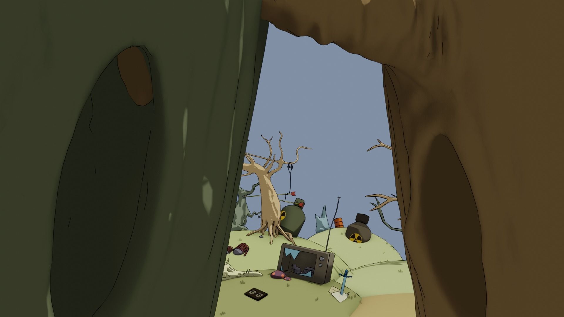 3D model Adventure Time Intro scene VR / AR / low-poly | CGTrader