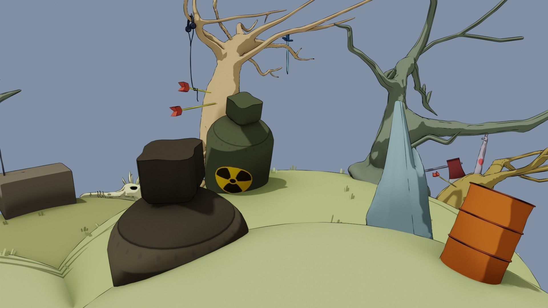 3D model Adventure Time Intro scene VR / AR / low-poly | CGTrader