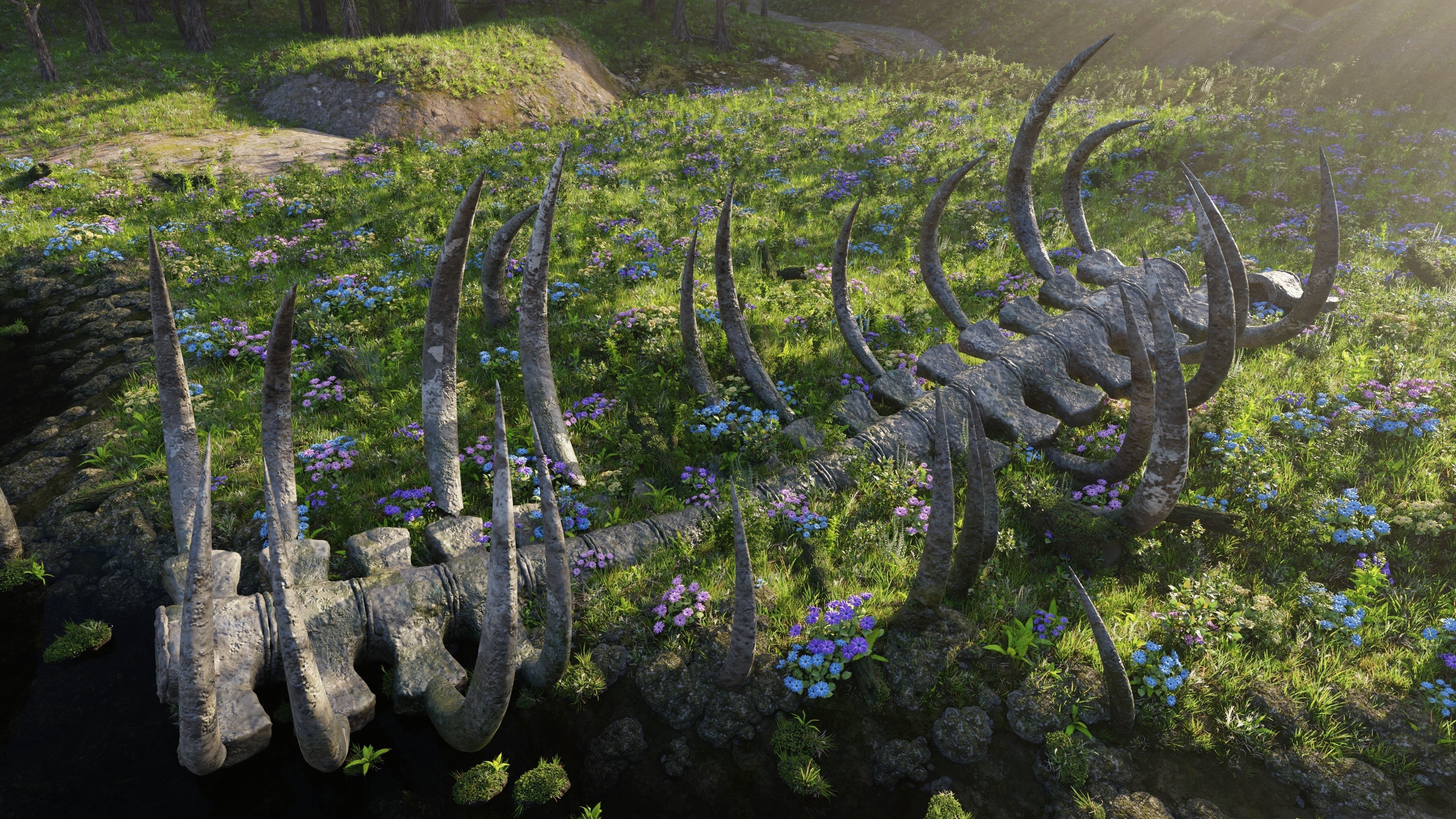 Skeleton Scene 3D model | CGTrader