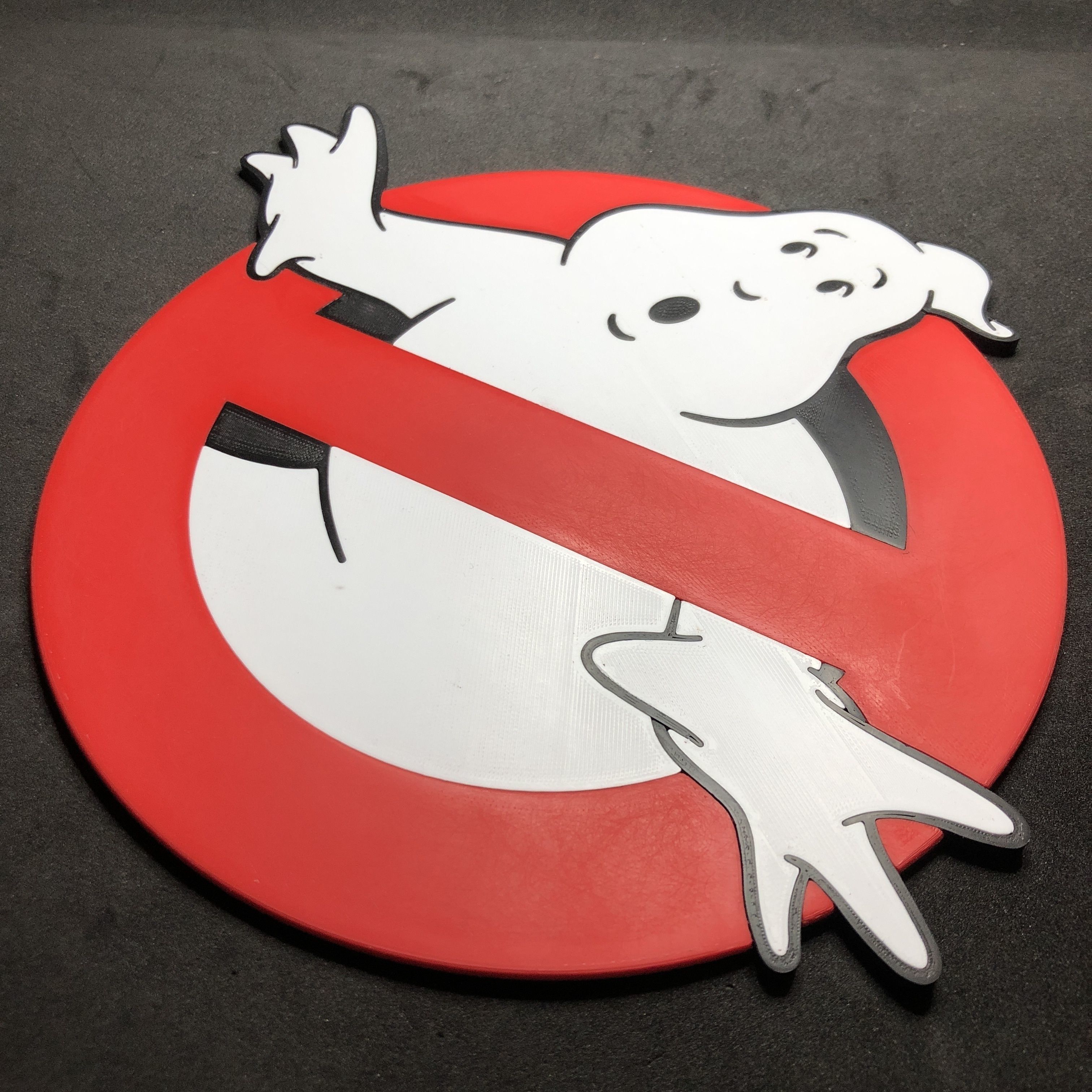 Ghostbusters Logo Wall Plaque 3D model 3D printable | CGTrader