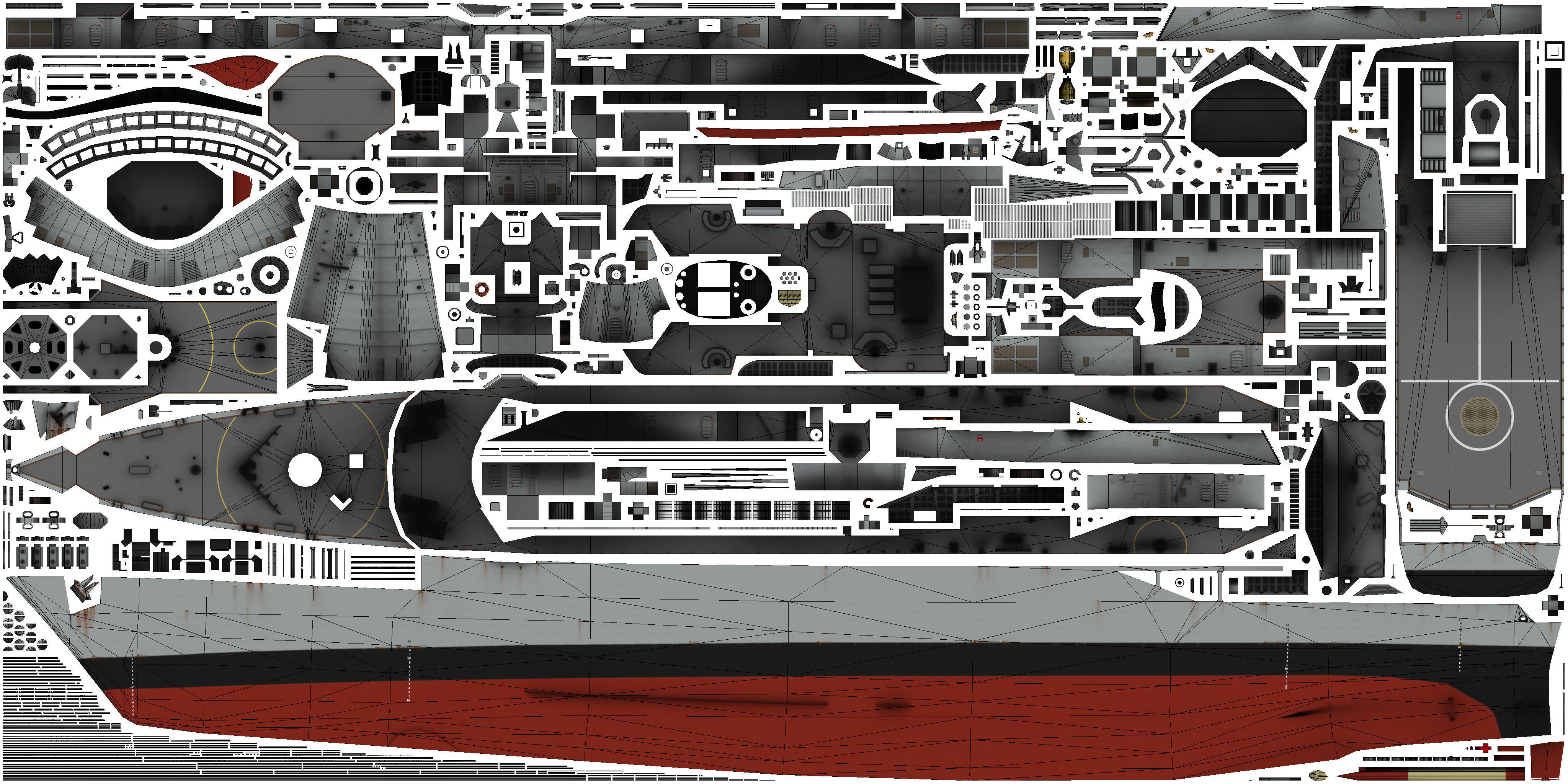 3D model Amazon-Class Type 21 Frigate VR / AR / low-poly | CGTrader
