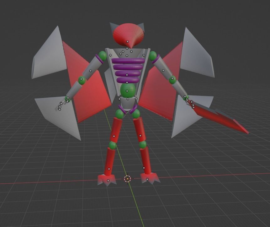 Zhing Dragon-esque model 3D model rigged | CGTrader