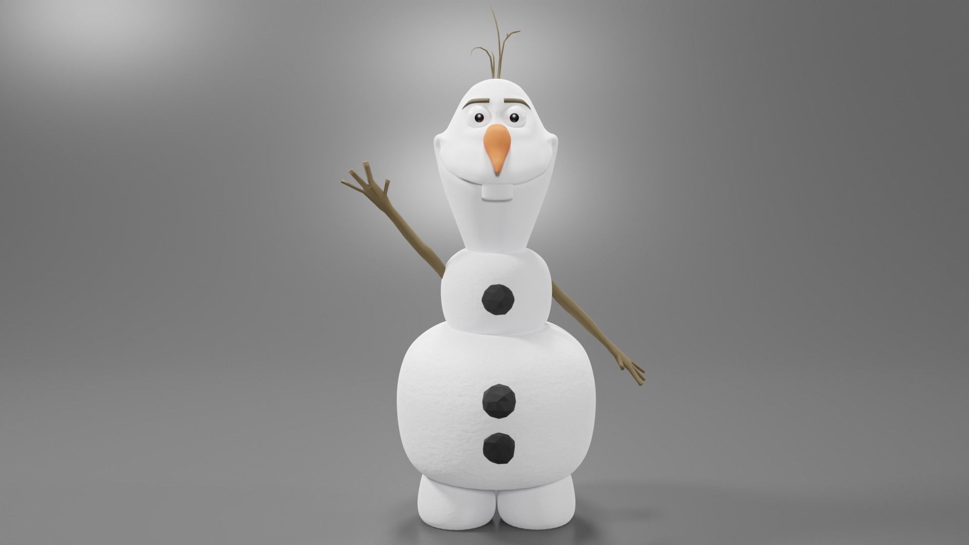 Olaf 3D Model free VR / AR / low-poly 3D model | CGTrader