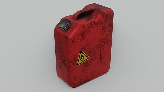 3D model Fuel Can - Low Poly - Game Ready - PBR VR / AR / low-poly ...