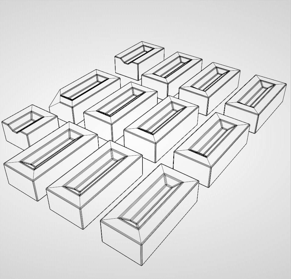 3D model Bricks - Building Materials - Low Poly Game Ready - Next Gen ...