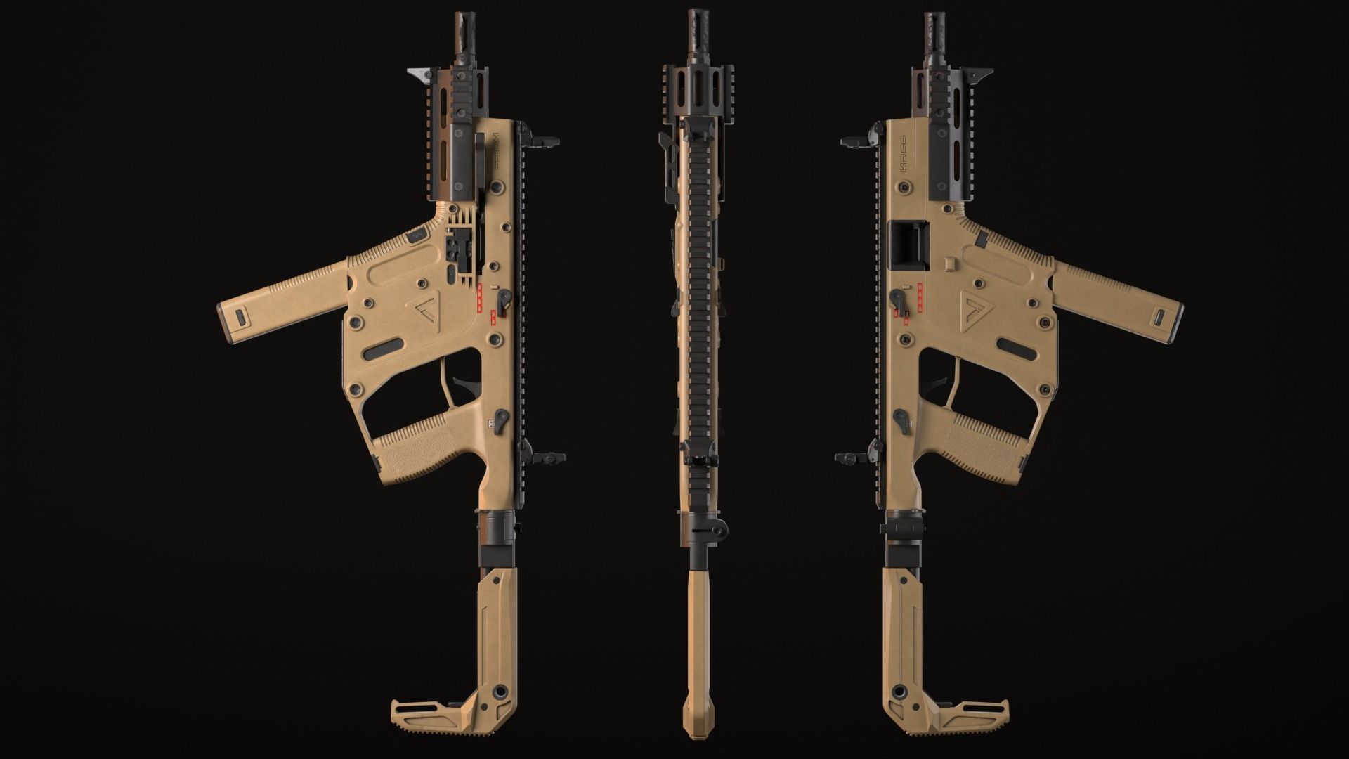 3D model kriss vector g2 VR / AR / low-poly | CGTrader
