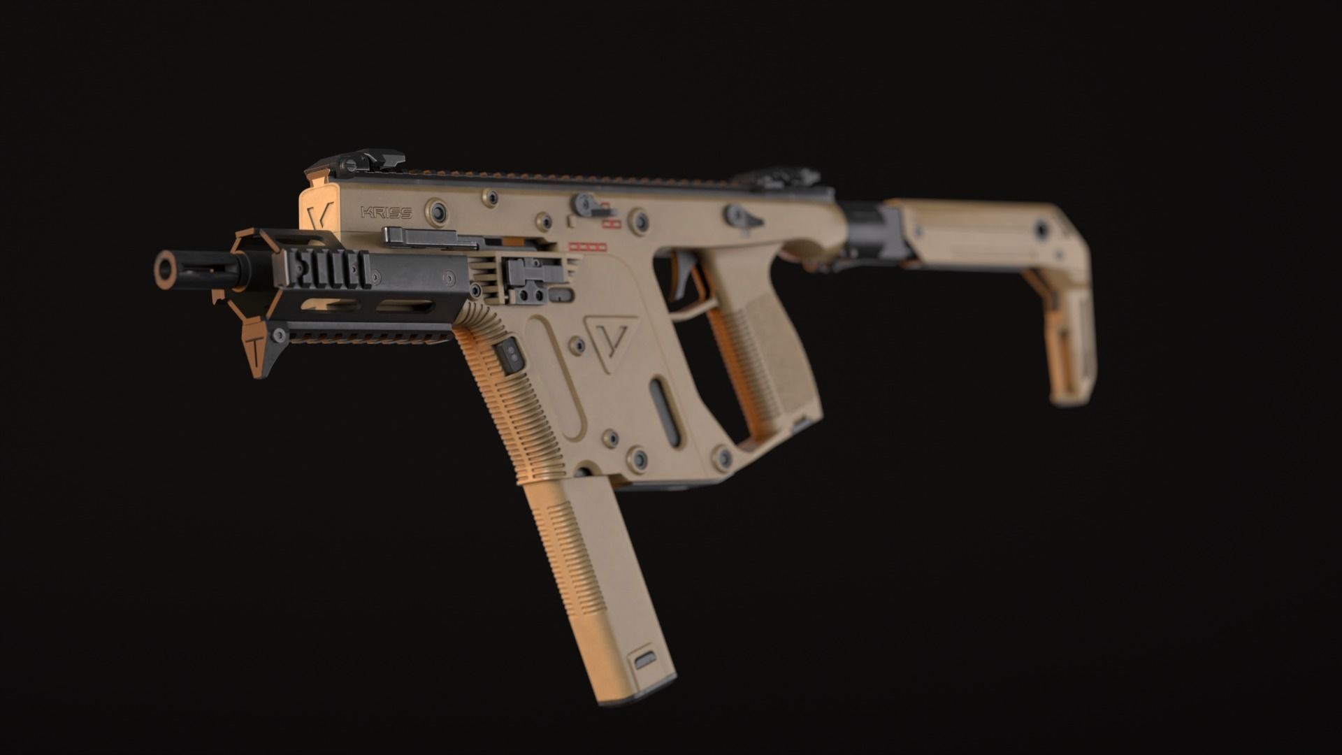 3D model kriss vector g2 VR / AR / low-poly | CGTrader