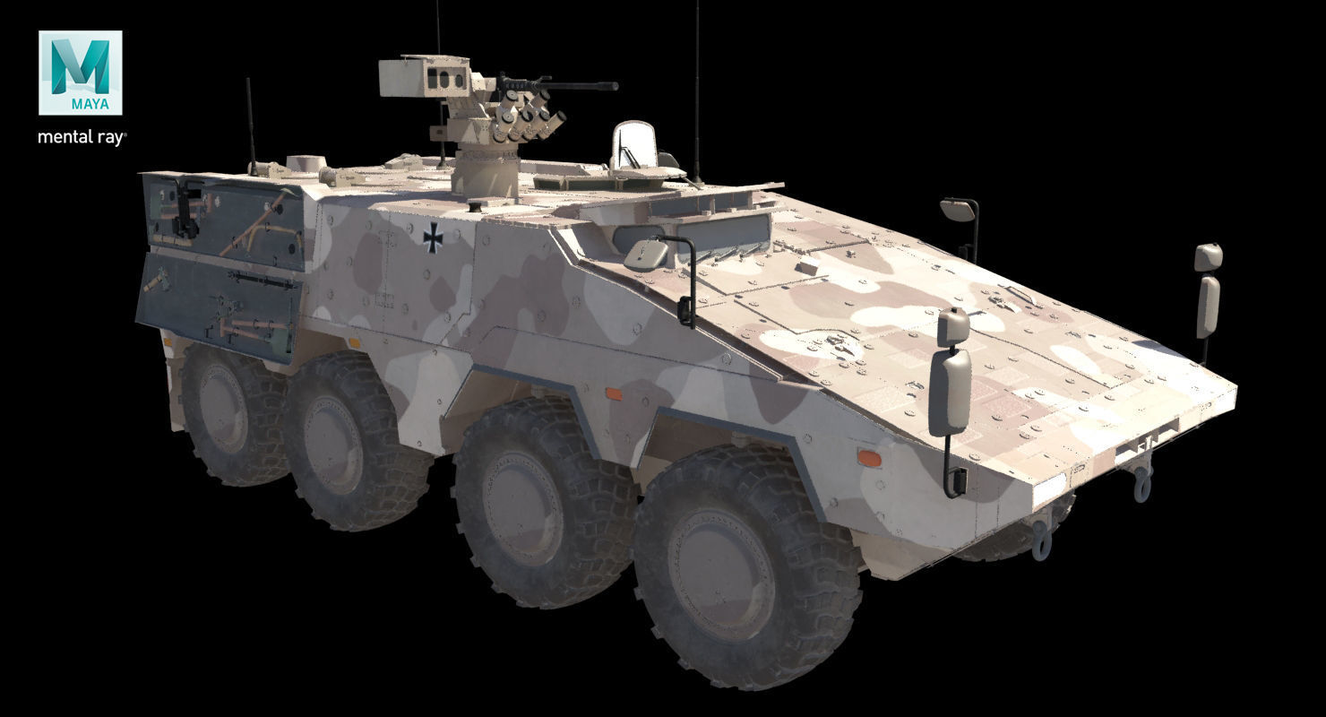 APC Boxer Desert Clean 3D model | CGTrader
