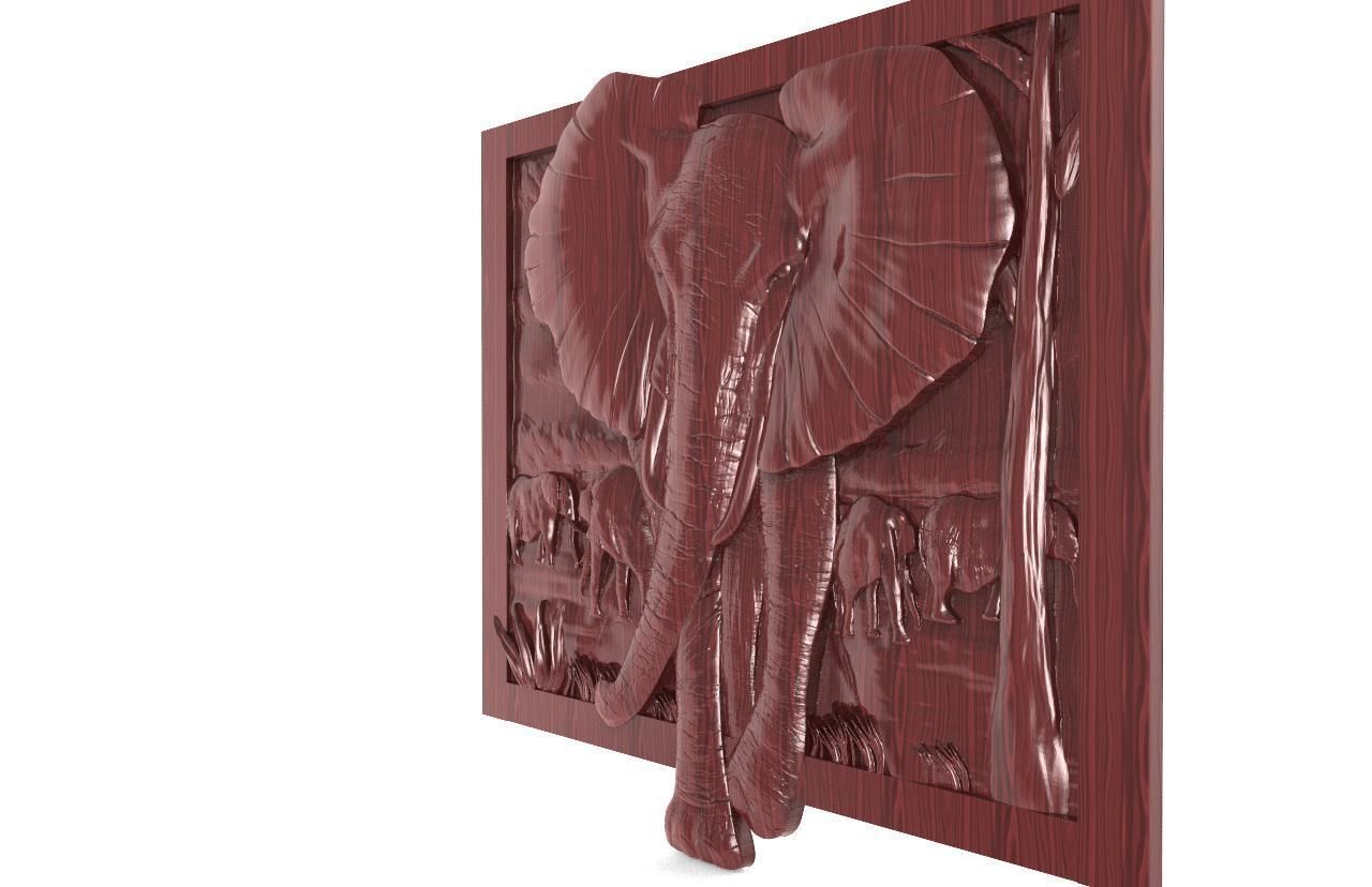 Elephant CNC 3 3D model 3D printable | CGTrader