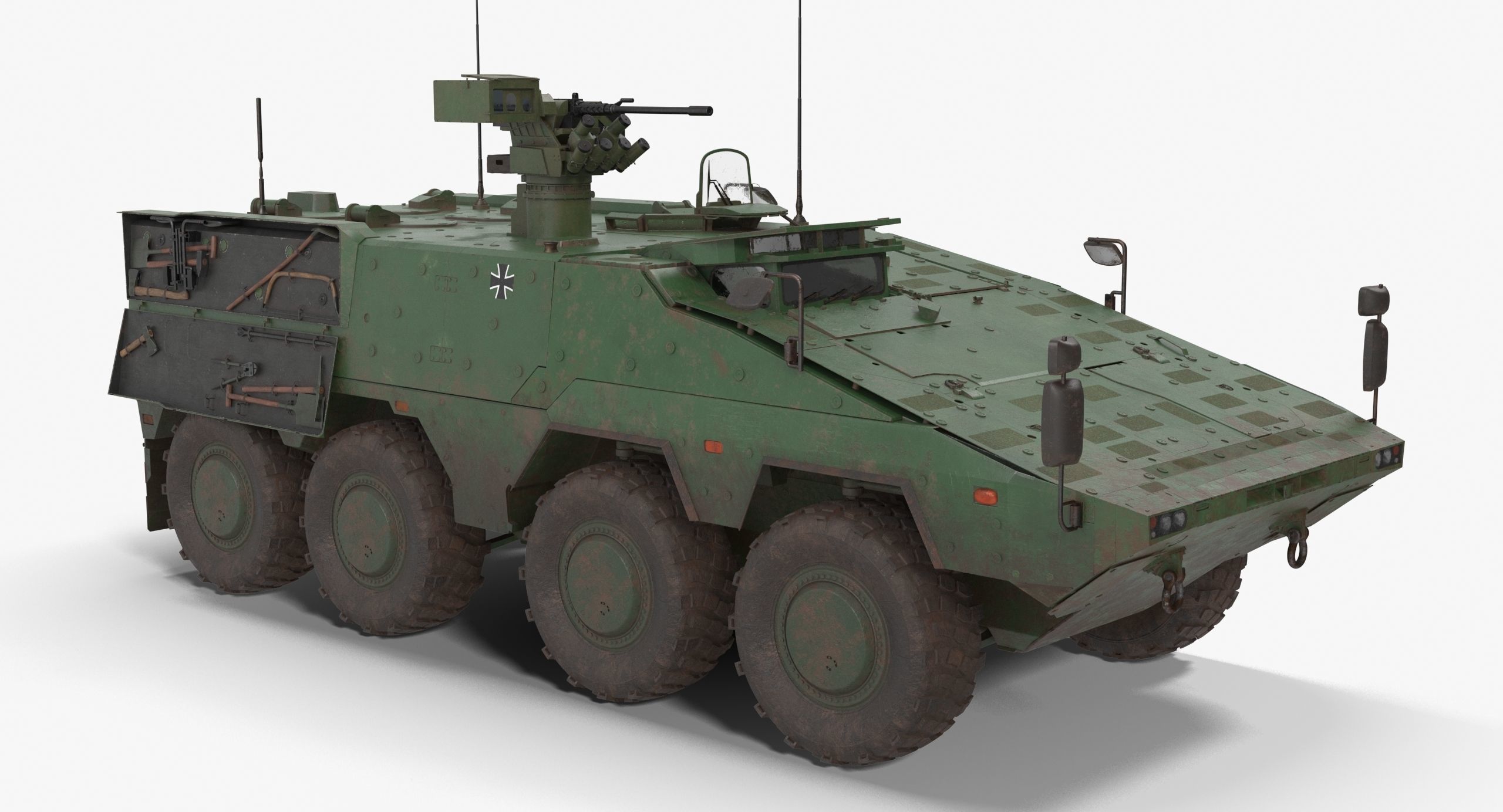 APC Boxer Green Dirt 3D model | CGTrader