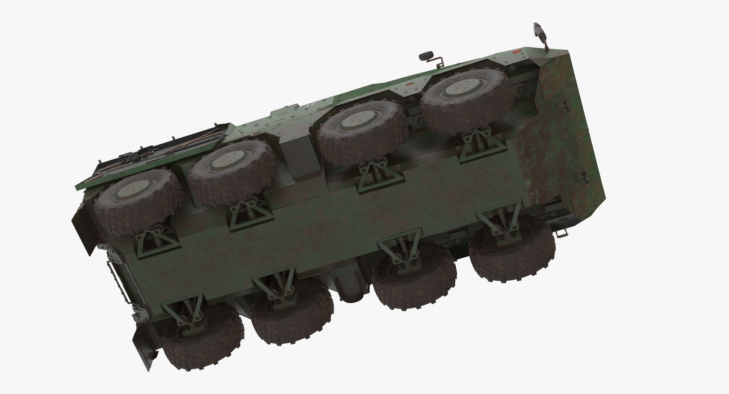 APC Boxer Green Dirt 3D model | CGTrader