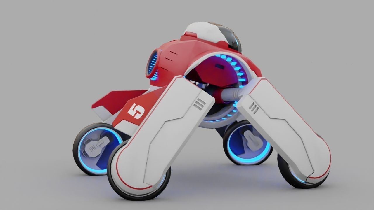 Transformer robot rigged - animated character 3D model animated rigged ...