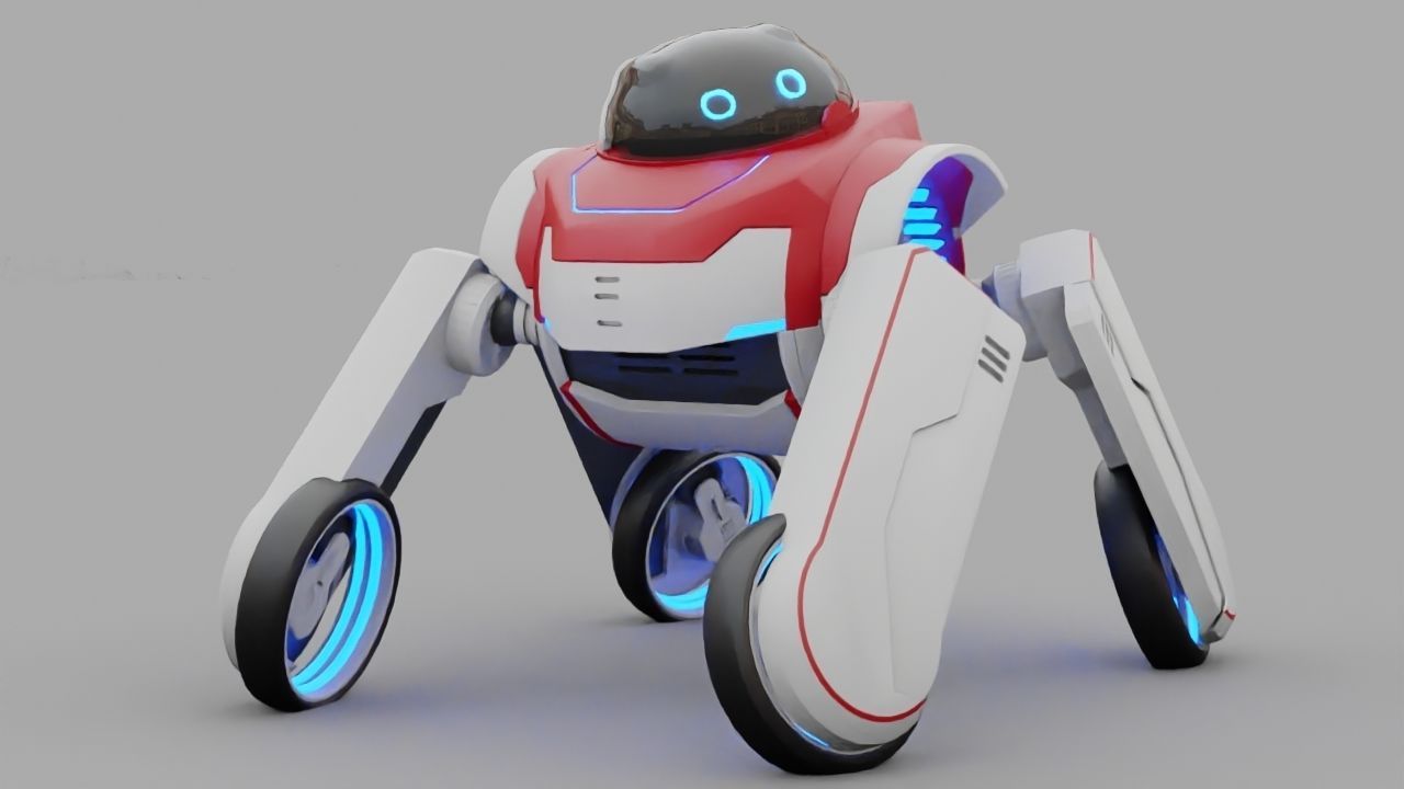 Transformer robot rigged - animated character 3D model animated rigged ...