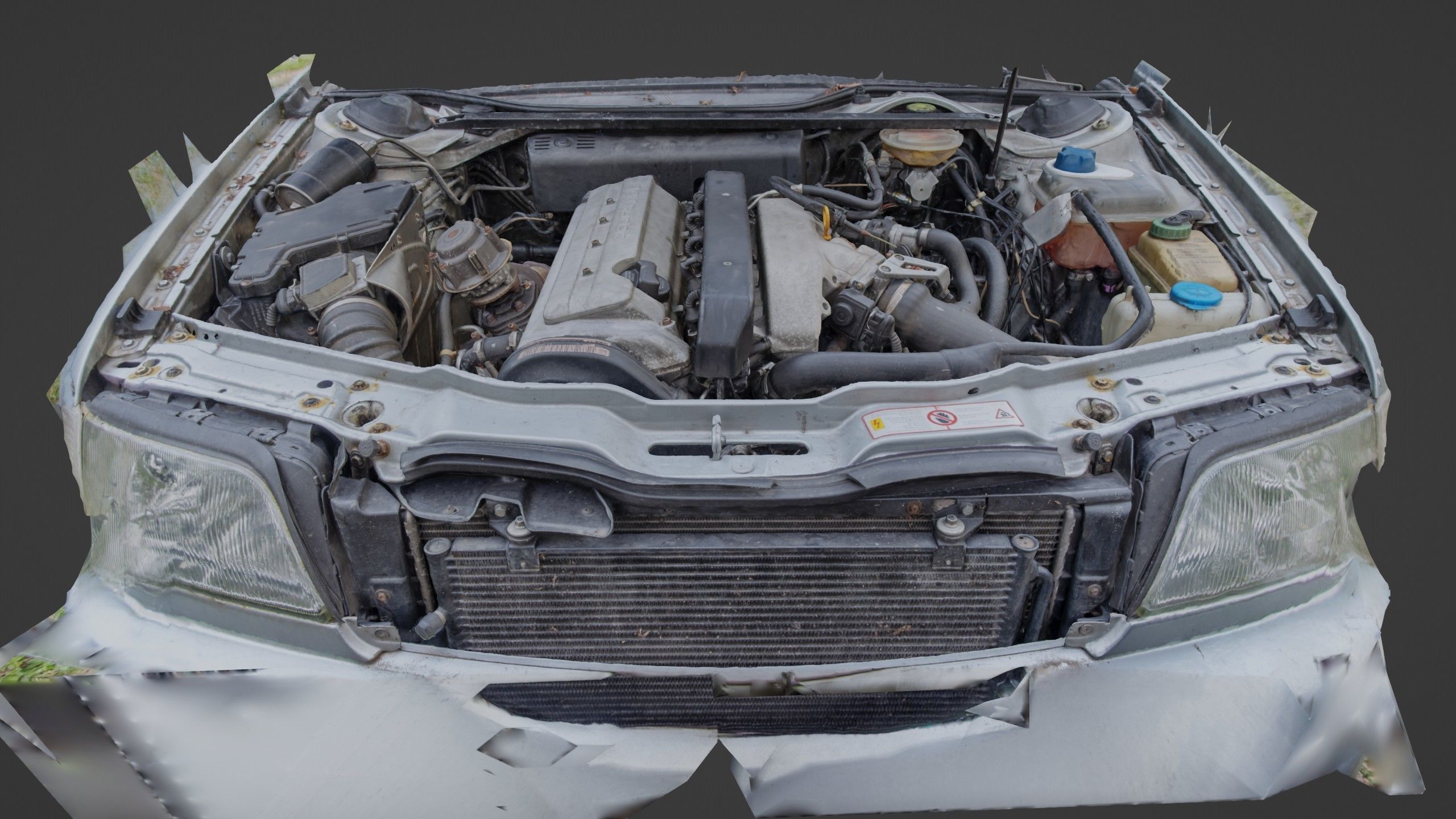 Audi 20V Turbo Engine - scan 3D model | CGTrader