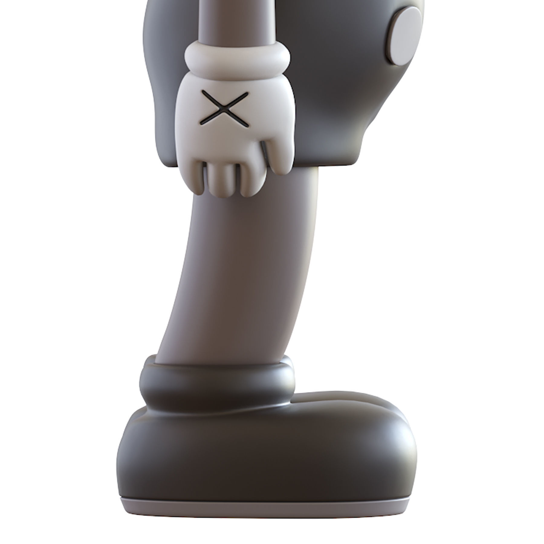 Kaws Four Foot Companion Brown 3D model | CGTrader