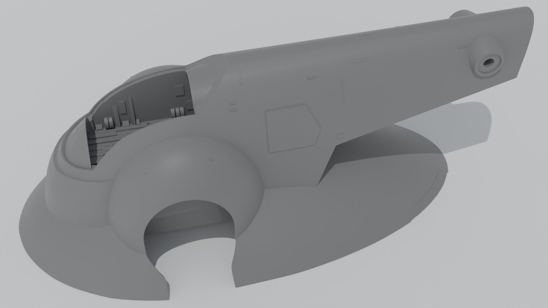 Slave 1 3D-print star wars fighter plane 3D model 3D printable | CGTrader