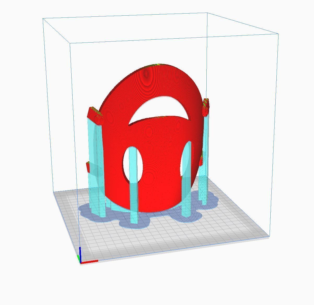 High-Rise Invasion Inspired 3D Model-Smile Mask 3D model 3D printable ...