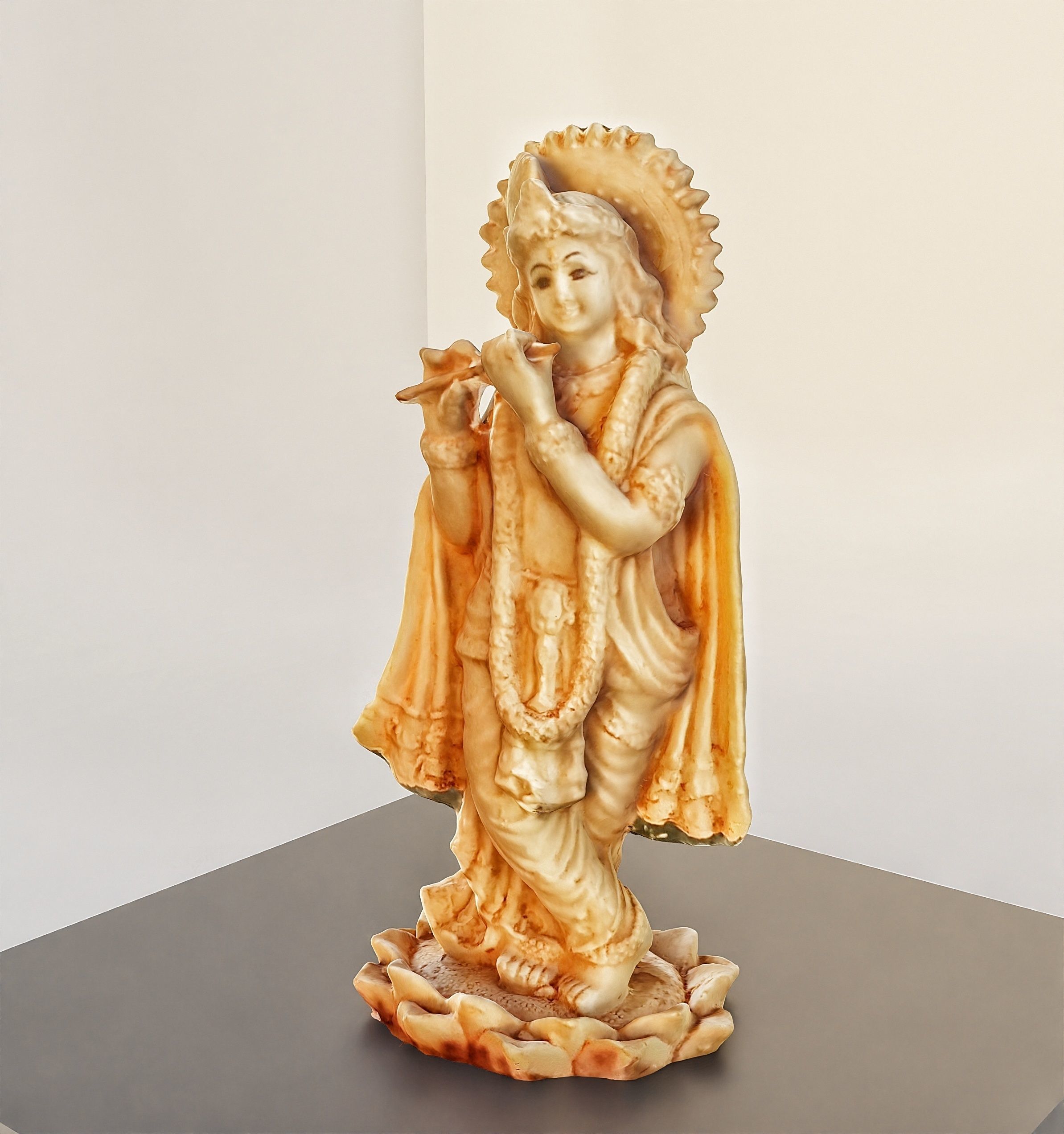 Photoscanned Krishna 3D scaned model of ancient god sculpture free 3D ...