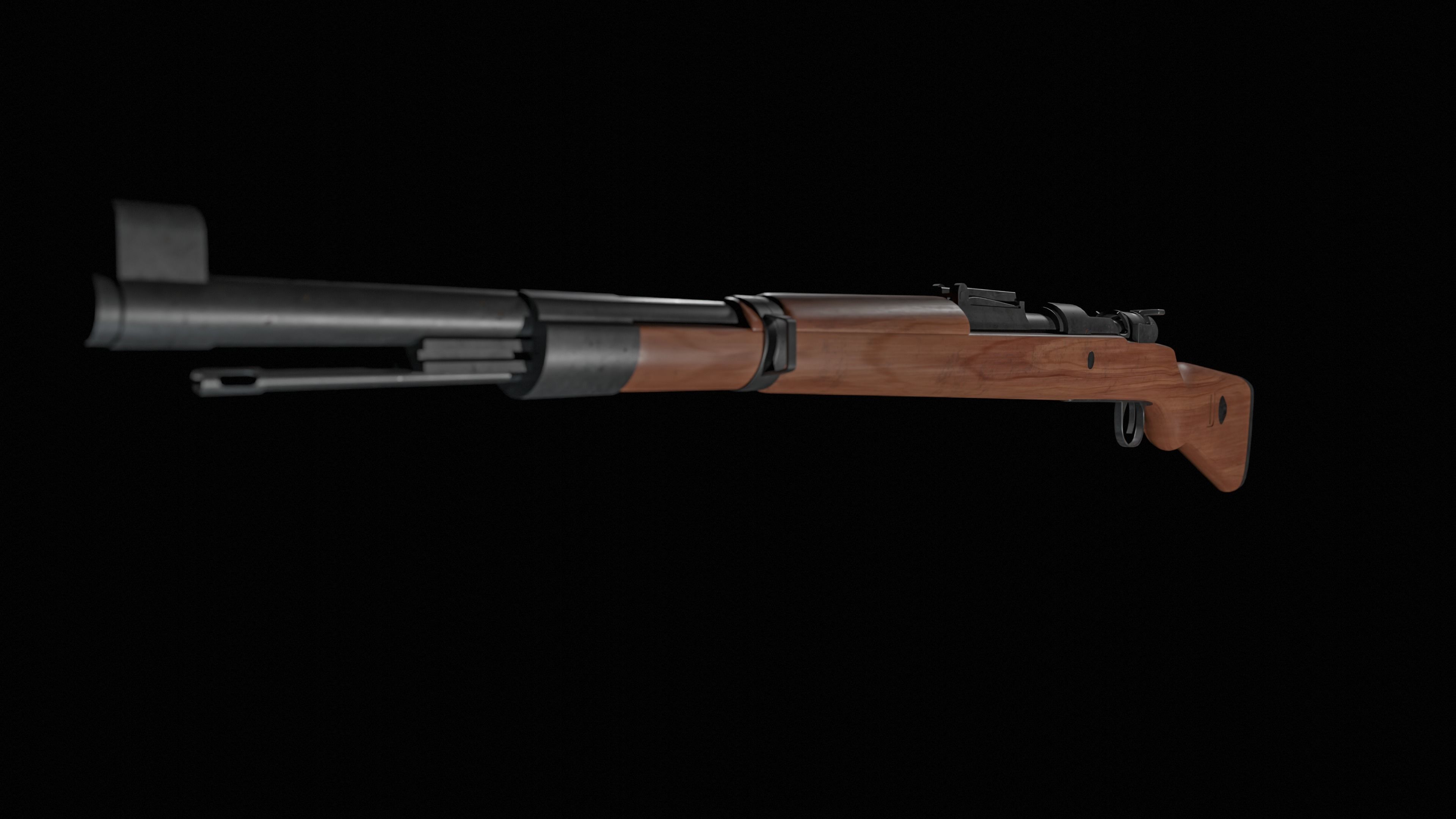 Mauser Karabiner 98k free 3D model | CGTrader